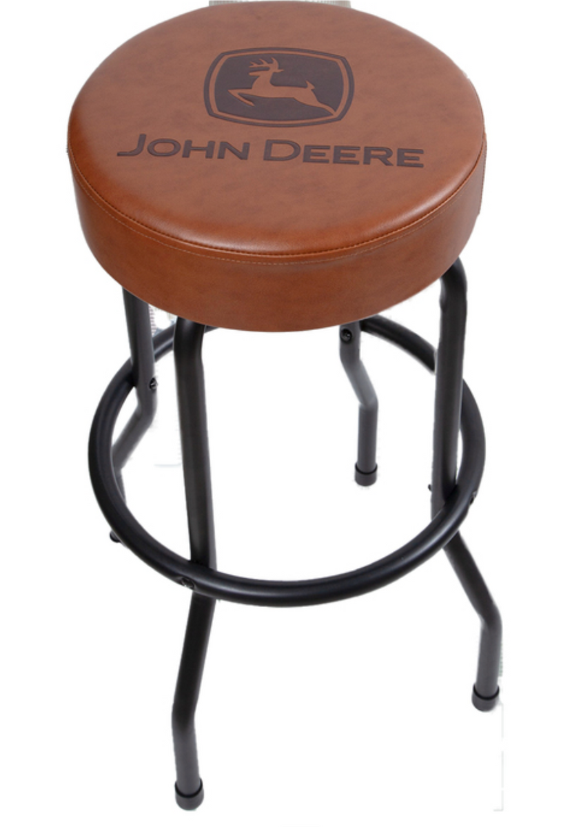 John Deere Brown Garage stool, Black Legs – ShopPremier.ca | Premier ...