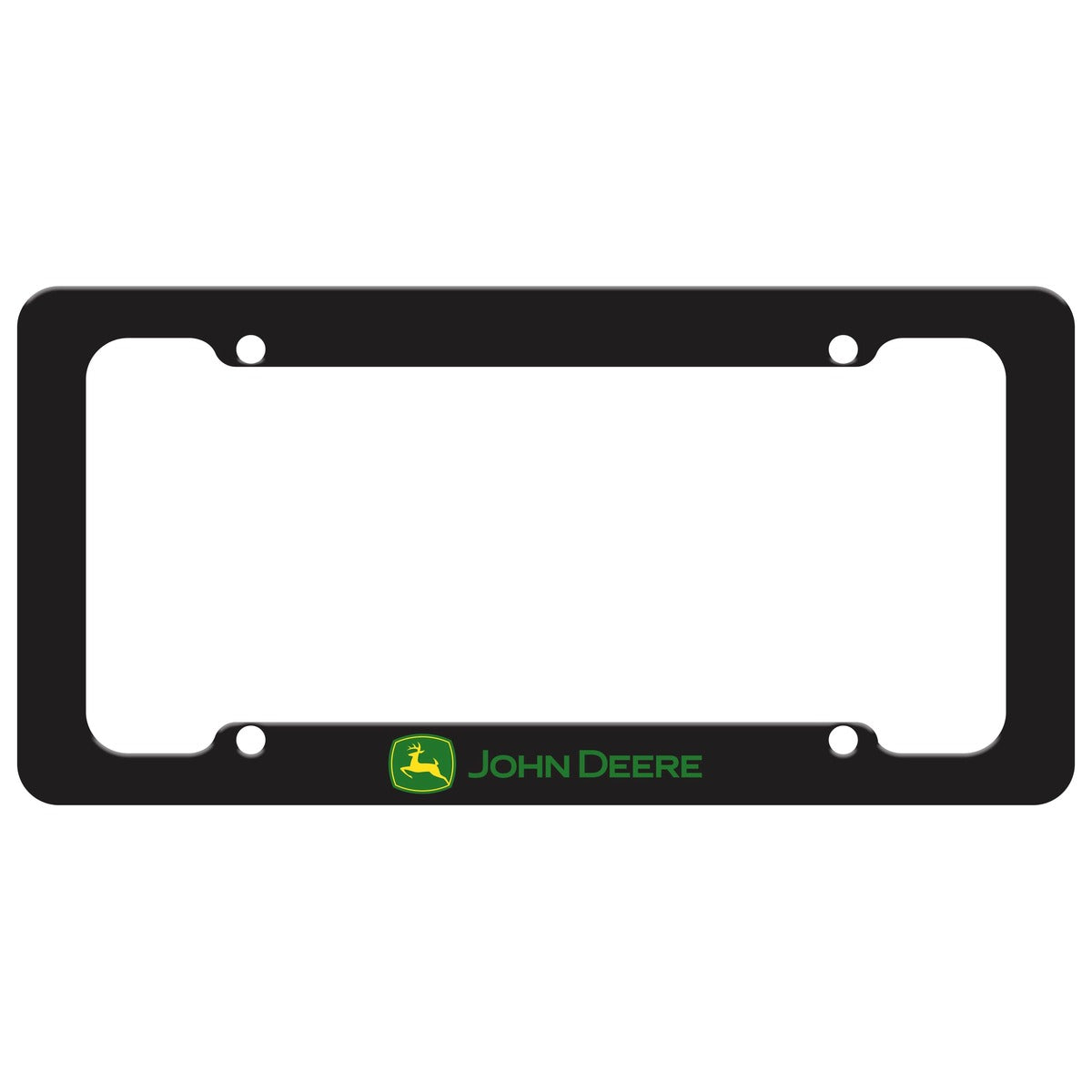 John Deere Matte Black Plastic License Frame – ShopPremier.ca | Premier ...