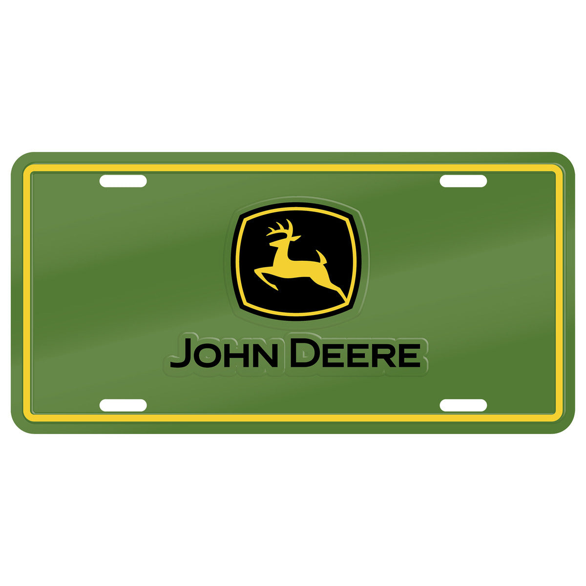 John Deere Stamped Aluminum License Plate – ShopPremier.ca | Premier ...